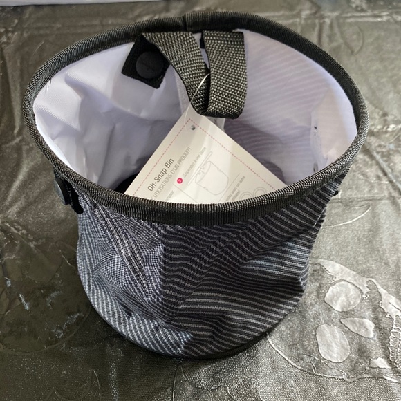 thirty-one | Storage & Organization | New Black Twill Stripe Ohsnap Bin ...